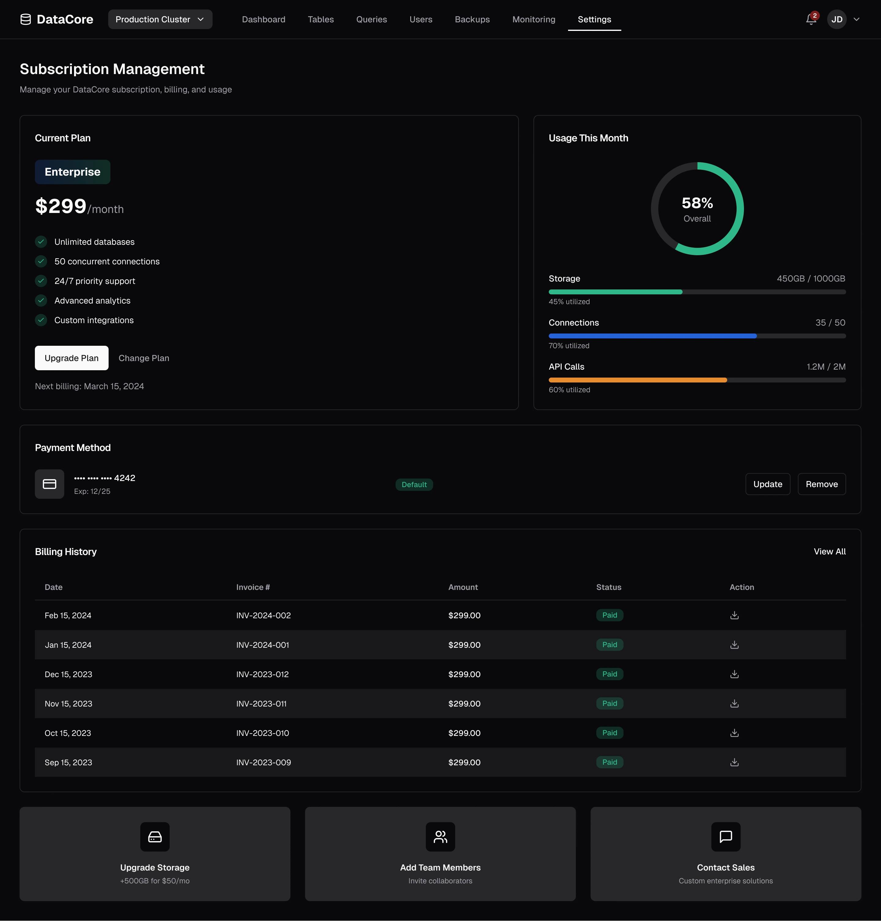 Database Management System - DataCore - Motiff AI