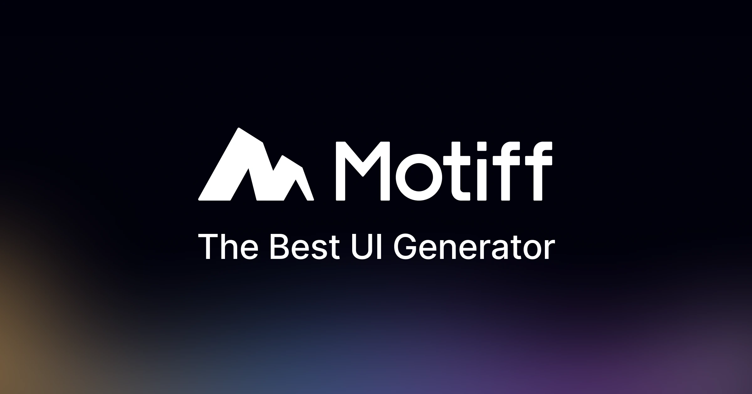 Motiff AI｜The Best UI Generator