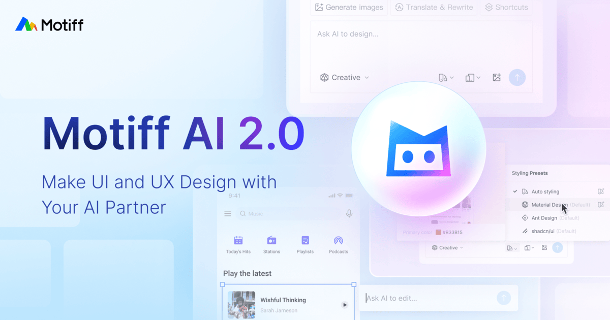 Motiff AI | Your Best AI Partner in UI Design